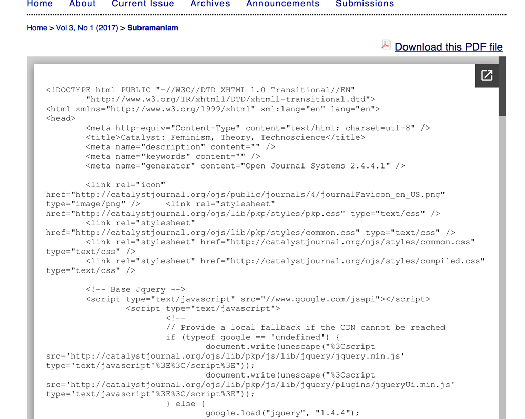 Problem with display of pdf file in Google Viewer - Software Support - PKP Community Forum