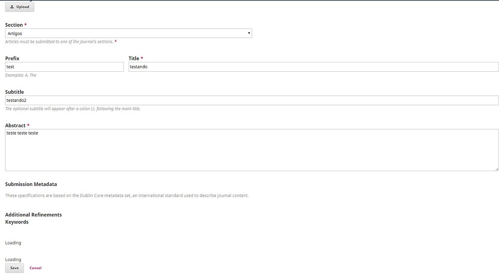 Error in Quick Submit plugin - Software Support - PKP Community Forum