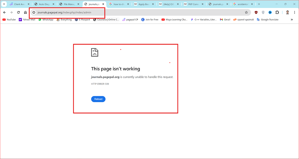 Accidentally deselect theme in ojs plugin gallery, now journal administration is not accible ...