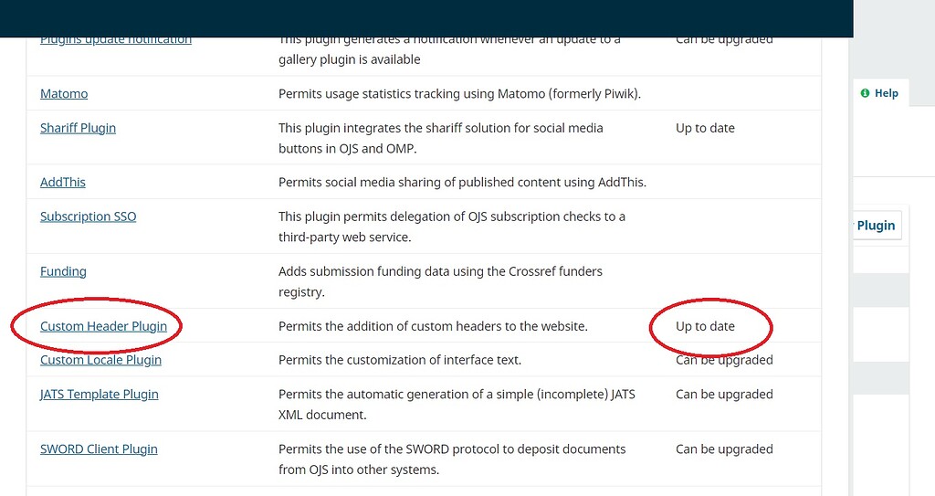 CustomHeader Plugin not showing OJS 3.4.0-7 - Software Support - PKP Community Forum