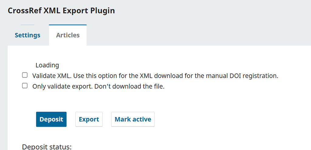 Fatal Error in on OJS 3.3.0-20 CrossRef Export Plugin - Software Support - PKP Community Forum
