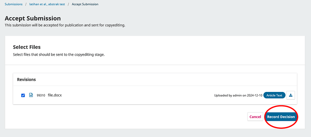 Record Decision Error An Unexpected Error Has Occurred Please Reload The Page And Try Again