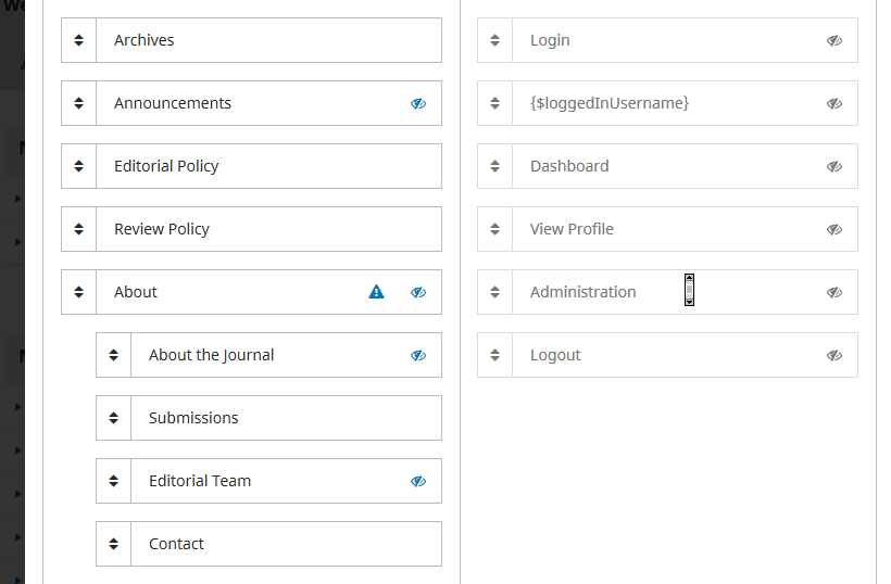 How To Add Menu Items To Primary Navigation Menu OJS 3 1 Software