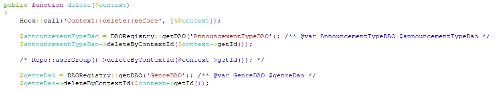 Cannot remove journal in OJS 3.4.0.8 multijournal installation - Software Support - PKP ...
