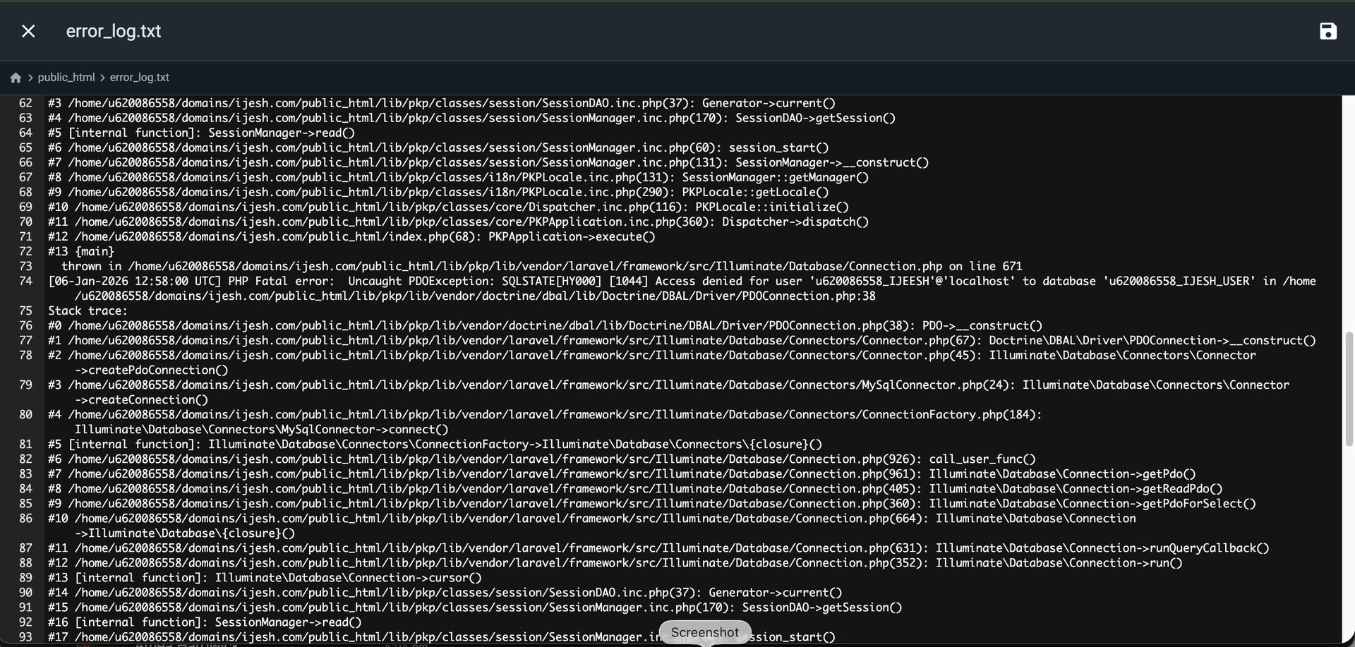 Website showing 500 Internal Server Error - Software Support - PKP Community Forum